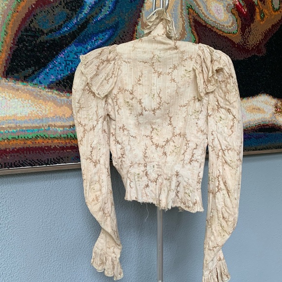 Jackets & Coats | Rare Vinatge Victorian Jacket With Print Detail ...